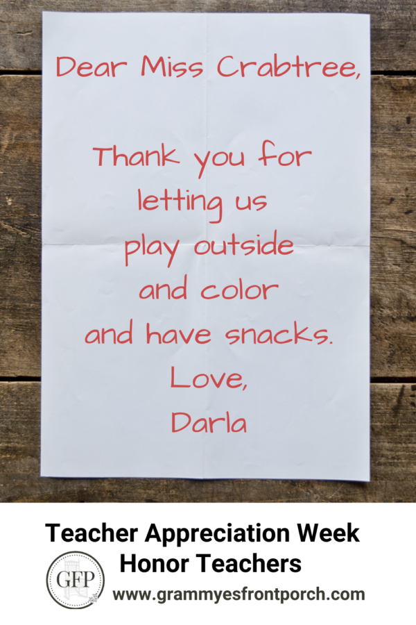 Best Ways to Honor Teachers in 2021 - Grammye's Front Porch
