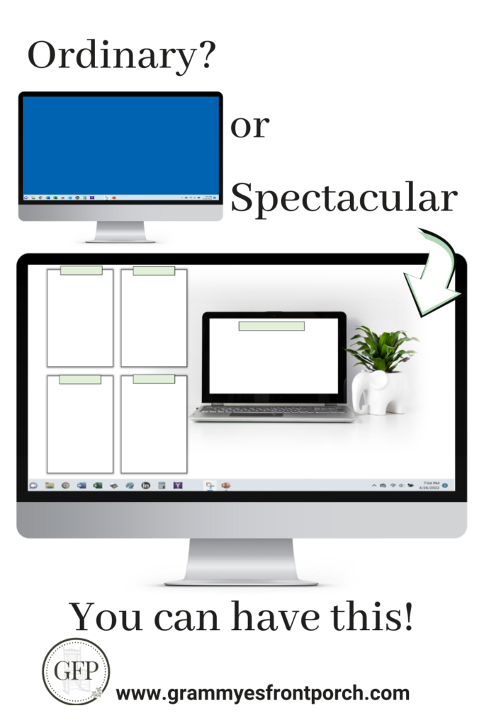 Easy Way to Create Desktop Wallpaper - Grammye's Front Porch